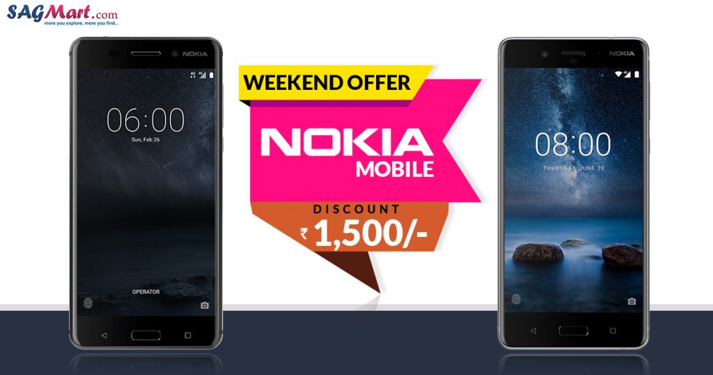 Flat 1500 Discount On Nokia 6 and Nokia 8 At Amazon on this “Nokia ...